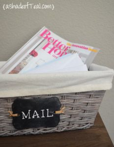 Making a Mail Basket