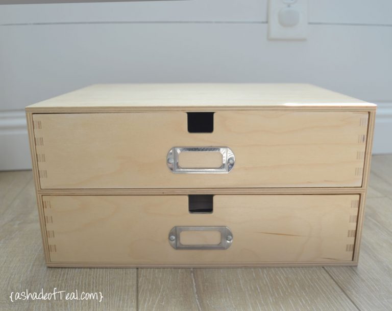 IKEA Update- Makis Wood Organizer Makeover