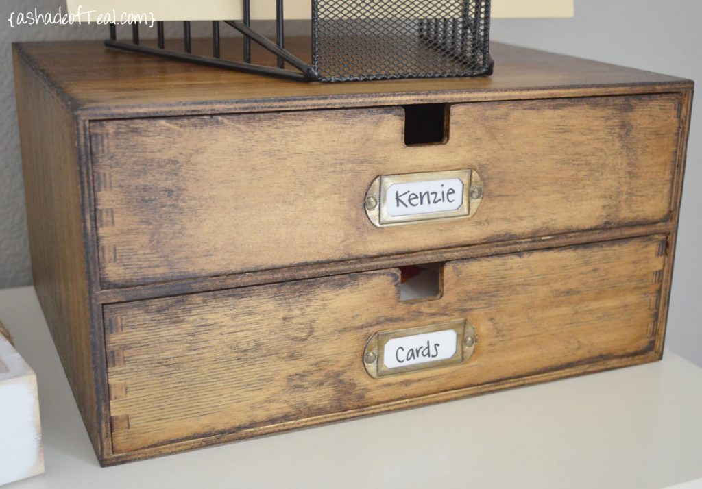 IKEA Update- Makis Wood Organizer Makeover