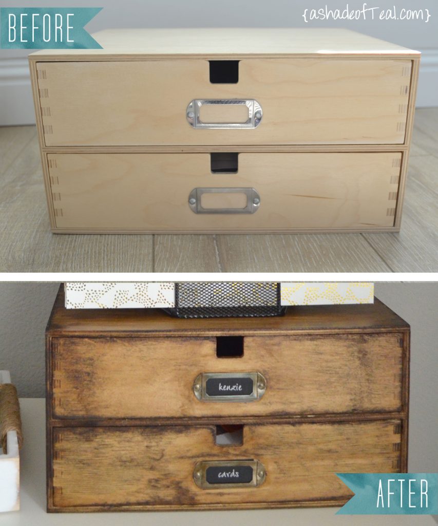 IKEA Update- Makis Wood Organizer Makeover