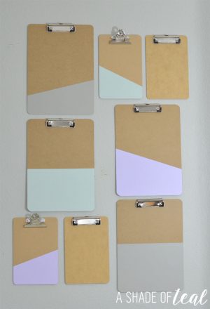 How to make a Clipboard Gallery Wall