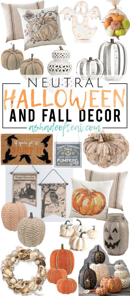 Neutral Halloween Decor!