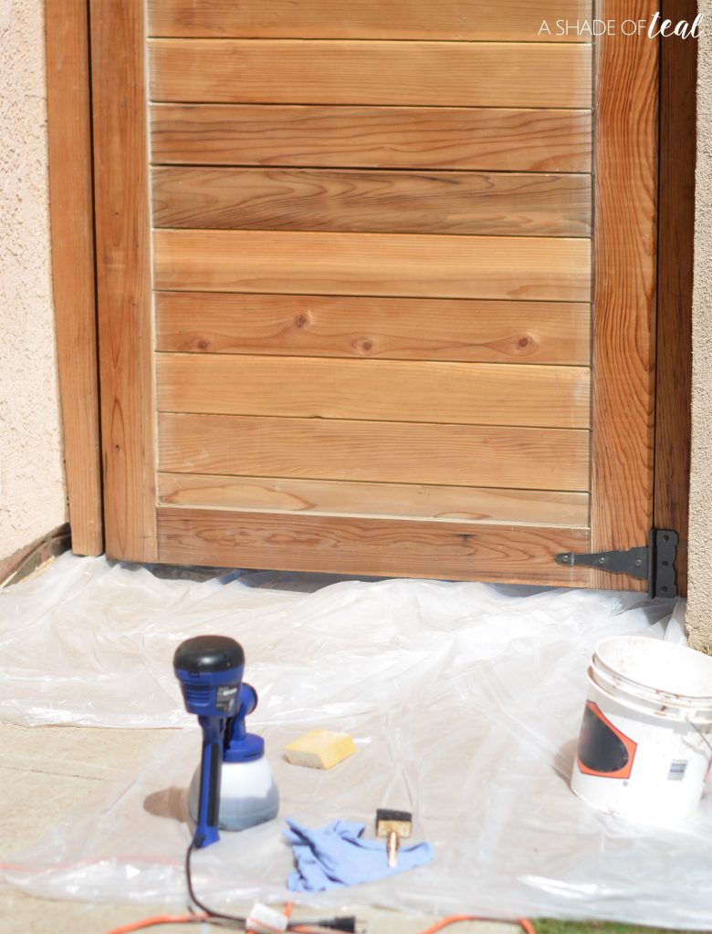 A New Gate & The Quick Way To Stain It!