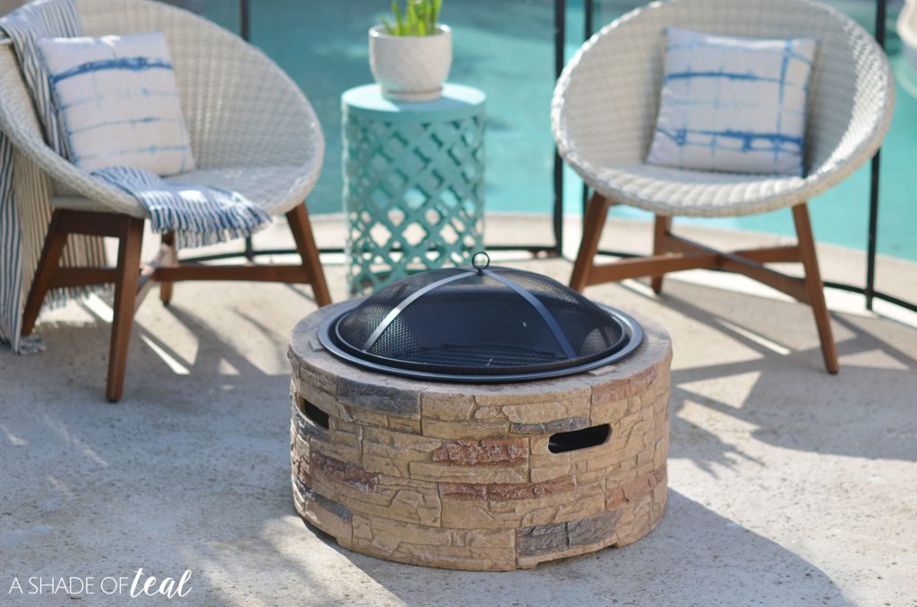 Summertime Backyard Fire Pit