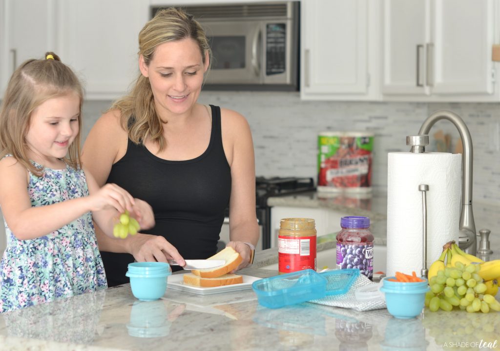 Getting Kids to Help out with School Lunch Meal Prep