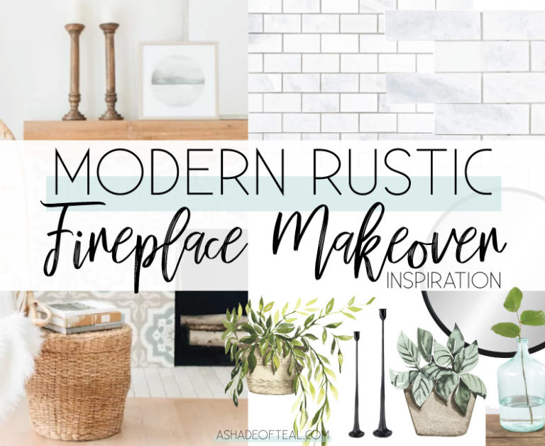 Modern Rustic Fireplace Makeover, The Inspiration Modern Rustic Fireplace Makeover, The Inspiration