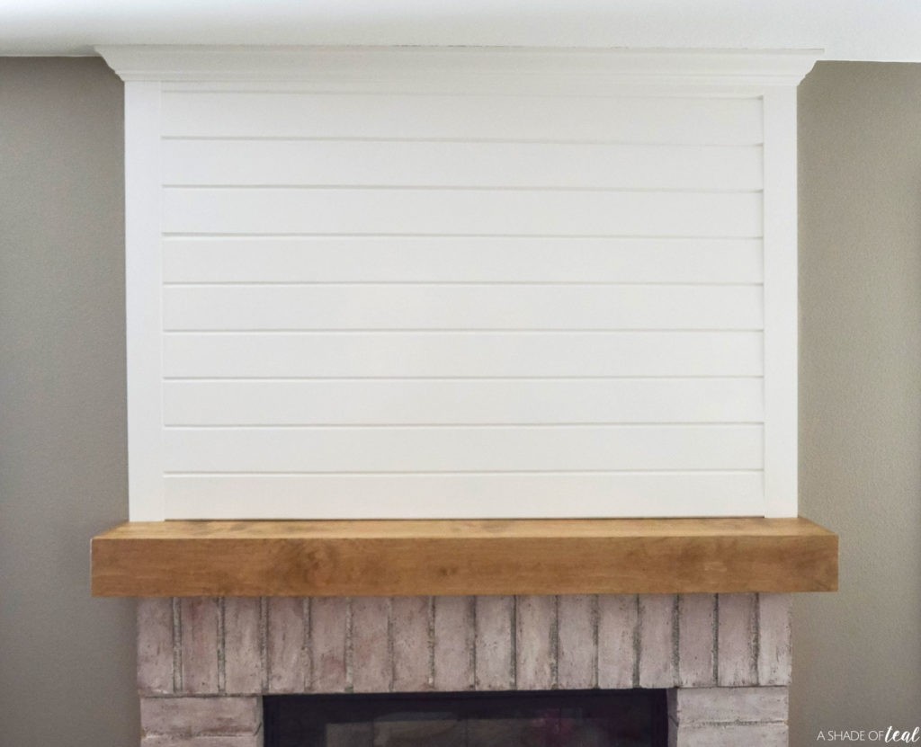 Modern Rustic Fireplace Makeover: How to Add Shiplap Modern Rustic Fireplace Makeover: How to Add Shiplap